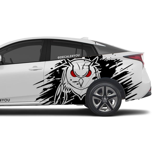 Prius Car Graphics Custom Fit 2016-2022 | Decalz4you