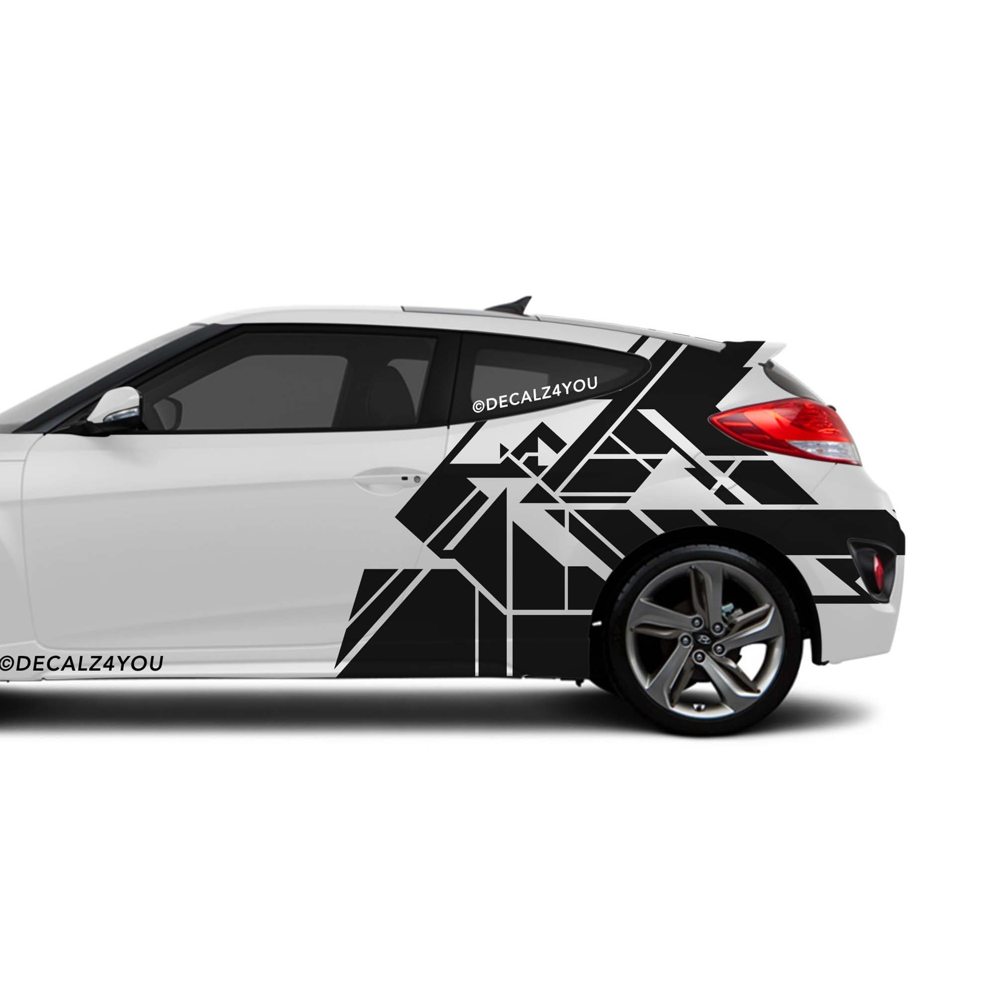 Abstract XL Side Vehicle Graphic